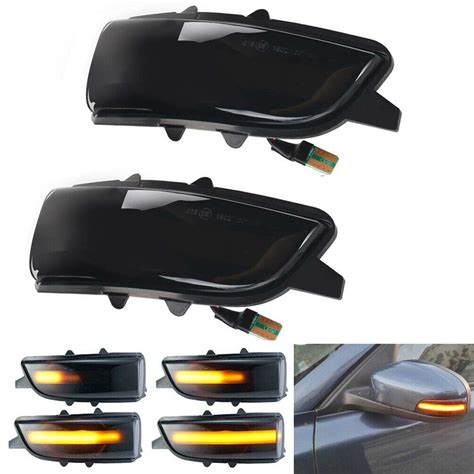For Jaguar Xj X350 Xf X250 X Type Dynamic Smoked Led Side Mirror Signal