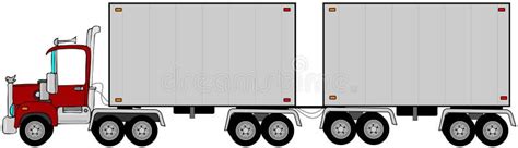 Double Trailer Stock Illustration Illustration Of Trailer 29752956