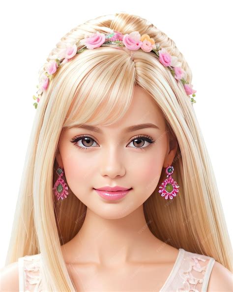 Premium Ai Image Barbie Beautiful Girl With Blonde Hair