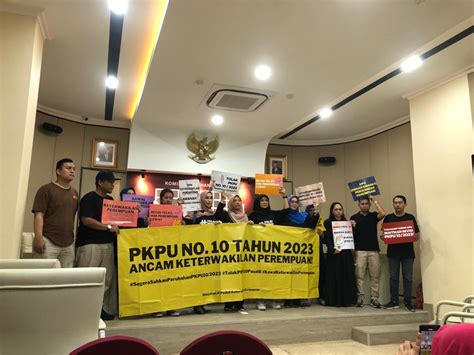 Masyarakat Peduli Keterwakilan Perempuan Desak Kpu Segera Revisi Pkpu