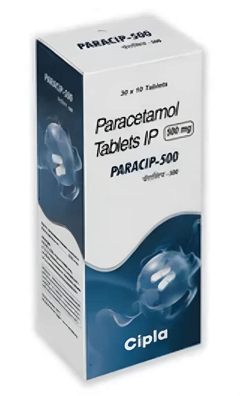 Cipla Paracip 500 Tablet 500mg At ₹ 330 Box In Indore Id 2857616725112