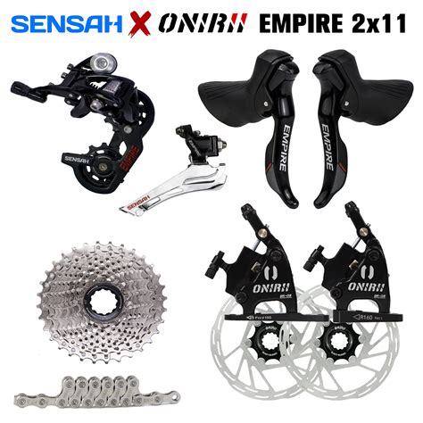 Sensah Empire 2x11 Speed 22s Road Groupset Shifter Rear Derailleurs