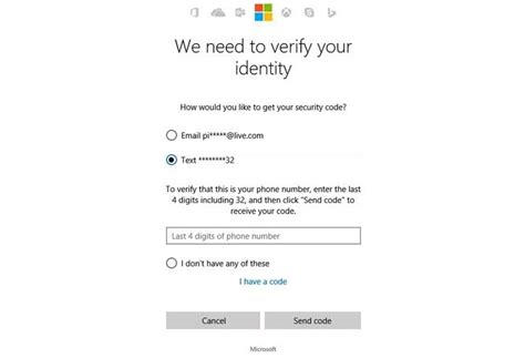 Microsoft Account Verify Identity Winpoin