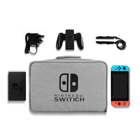 Nintendo Swtich Lite Oled Carrying Bag Gray Stripe Looks Good And Classy Shopee Philippines