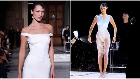 Bella Hadid Breaks The Rules Of Fashion Week She Appeared Naked And