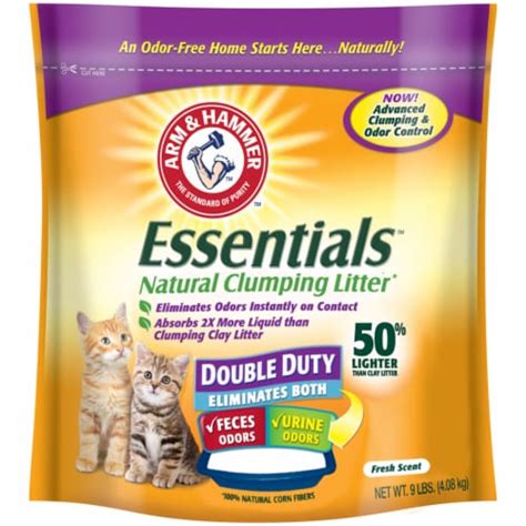 Arm And Hammer Naturals Double Duty Clumping Cat Litter 9 Lb Harris Teeter