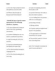 Quiz On Types Of Speech Context Docx Name Section Date 1 4 Give The 2 Types Of Speech Quiz On Types Of Speech Context Docx Name Section Date 1 4 Give The 2 Types Of Speech