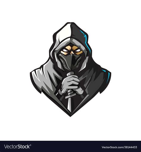 Assassin Mascot Design Royalty Free Vector Image