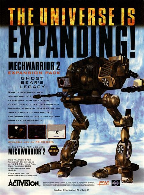 Mechwarrior 2 Ghost Bears Legacy Official Promotional Image Mobygames
