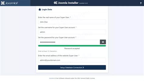 how to install joomla on debian 12 rosehosting