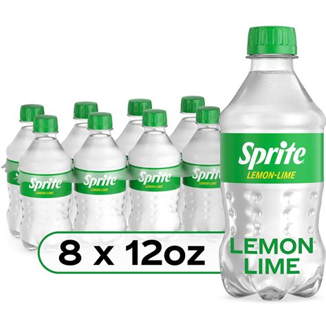 Sprite Lemon Lime Flavor Crisp And Refreshing Soda Beverage 12 Fl Oz 8