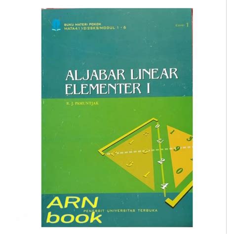 Jual Aljabar Linear Elementer Ut Shopee Indonesia