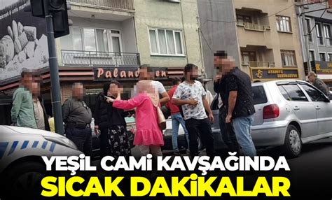 Yeşil Cami Kavşağında Sıcak Dakikalar İnegöl Online