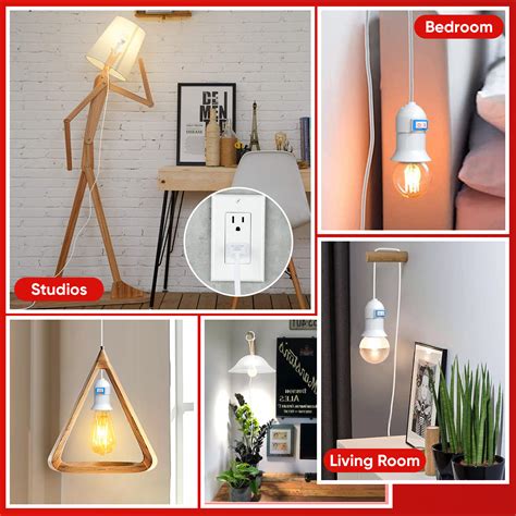 Mitsushi 2m3m5m8m10m Led Light Bulb Extension Socket E27 Bulb Lamp