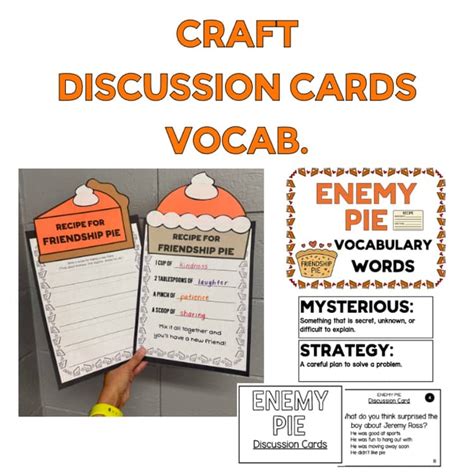 Enemy Pie Craft For Back To School Read Alouds By The Sporty Teacher