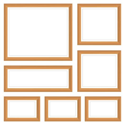 Photo Frame Mockup Set 1214305 Vector Art At Vecteezy