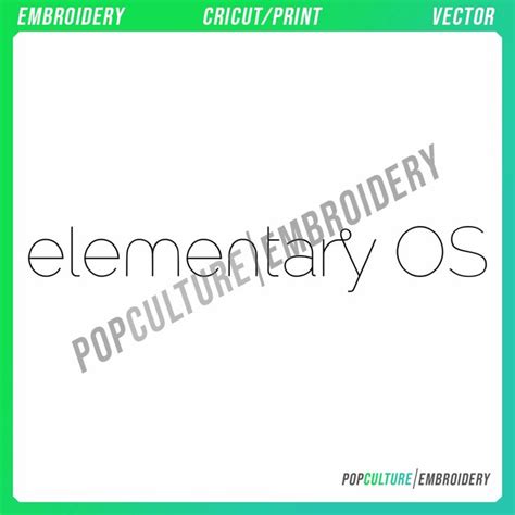 Elementary Os Logo Vector Pop Elementary Os Vector