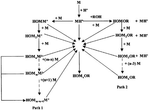 Scheme Showing Reaction Pathways Of Cationic Polymerization Of Epoxies