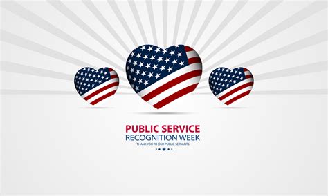 Happy Public Service Recognition Week Background Vector Illustration 37470151 Vector Art At Vecteezy