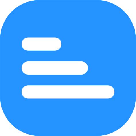 Left Alignment Generic Color Fill Icon