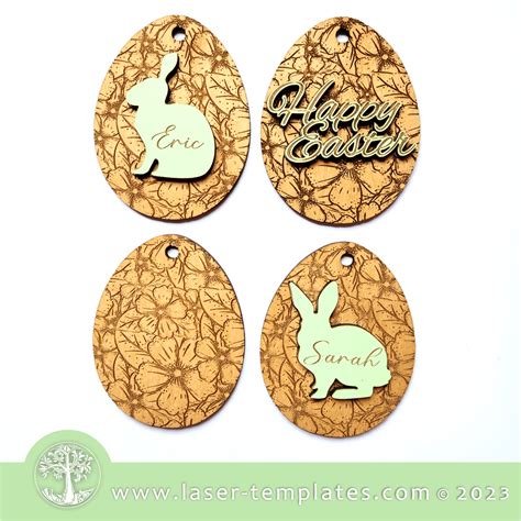 Rattan Easter Egg Bundle Template Laser Ready Templates