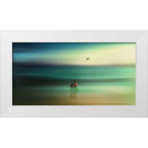 Sherin Abdou 14x9 White Modern Wood Framed Museum Art Print Titled Eternity