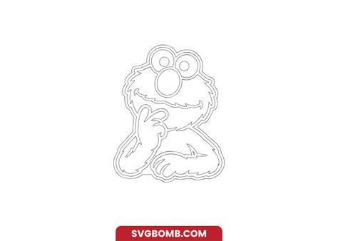 Free Elmo Svg Cut File Cricut Svgbomb