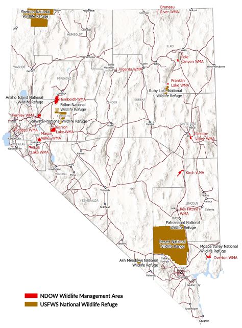 Wildlife Management Areas Nevada Small Game Hunting Eregulations