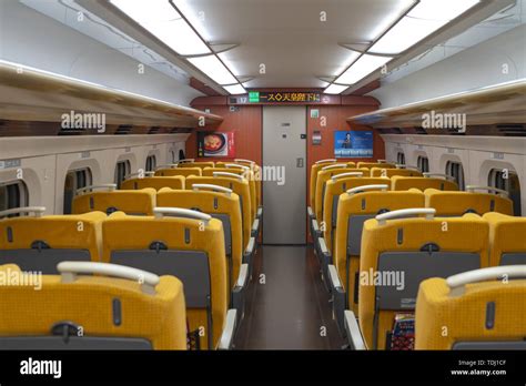 Akita Shinkansen Komachi Interior Of Standard Class Seats Of E6 Series