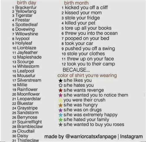 Warrior Cats Name Generators Warrior Cat Memes Warrior My Xxx Hot Girl