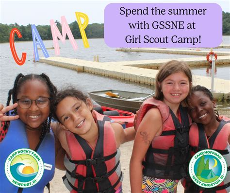 Spend Your Summer At Girl Scout Camp Girl Scouts Of Southeastern New England