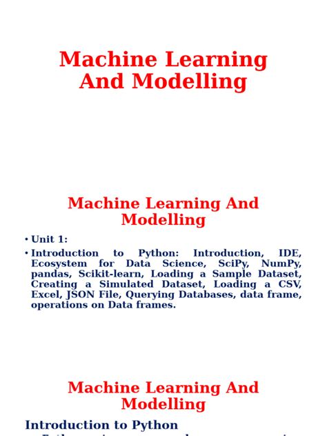 Python Programming For Machine Learning Pdf Python Programming