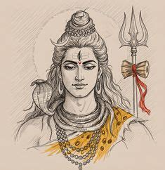 Drawing Of Shiv Ji