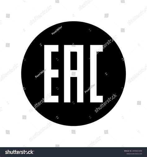 Eac Sign Vector Illustration Symbol Eurasian Stock Vector Royalty Free