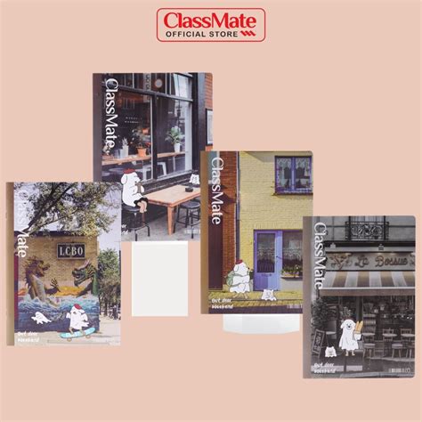 Vở Classmate Vở Kẻ Ngang 120 Trang Vở Viết Bìa Nhựa In Hình Dễ Thương Chống Nước Dòng Kẻ 2 Màu