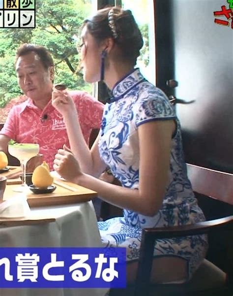 福田典子 激エロ！チャイナドレス！脚＆おっぱい！！ 【お宝キャプ画像｜セクシーテレビジョン】
