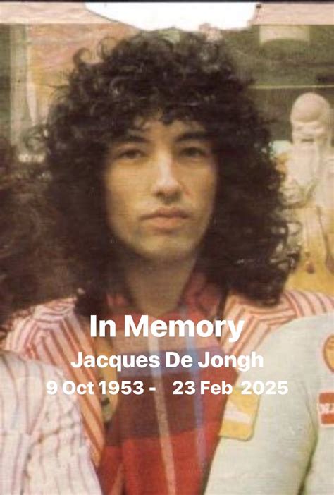 Growing We Remember Jacques De Jongh A Legendary Australian Rock