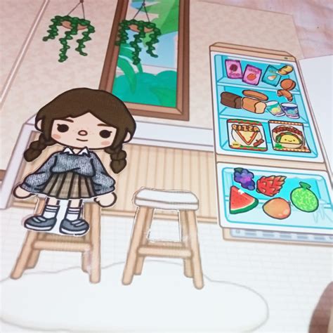 Printable Toca Boca House Digital Prints Paper Doll House Quiet