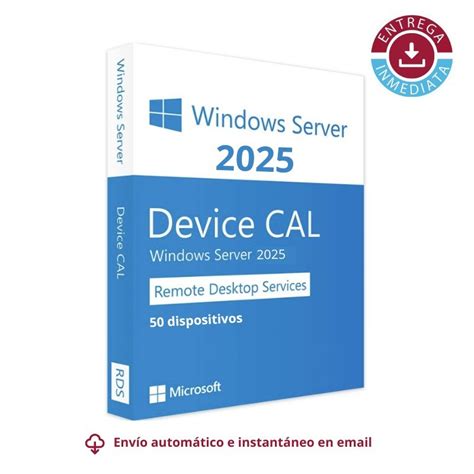 Remote Desktop Services 50 Devices For Windows Server 2025