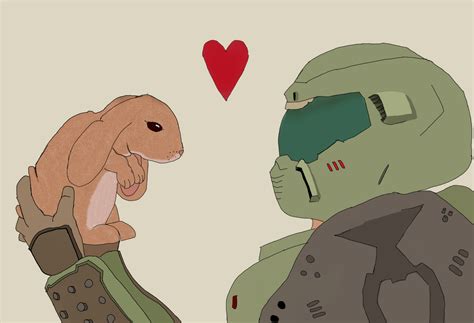 Doomguy And Daisy Doom
