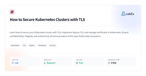 How To Secure Kubernetes Clusters With Tls Labex