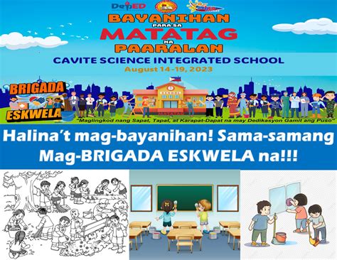 Halinat Mag Bayanihan Sama Samang Mag Brigada Eskwela Deped Tayo