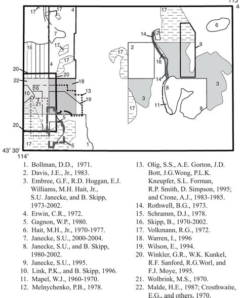 Secondary Map And Cross Section Sources