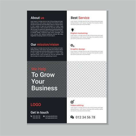 Corporate Business Flyer Layout Flyer Cover Design Annual Report