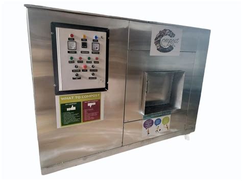 Stainless Steel 300 Kgs Fully Automatic Composting Machine 8 Hp At ₹ 490000 Piece In Ghaziabad