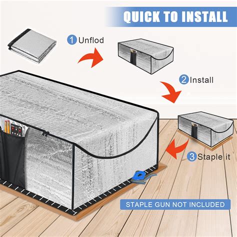 Attic Tent Insulation Cover With Zipper Attic Stairway Insulation Cover