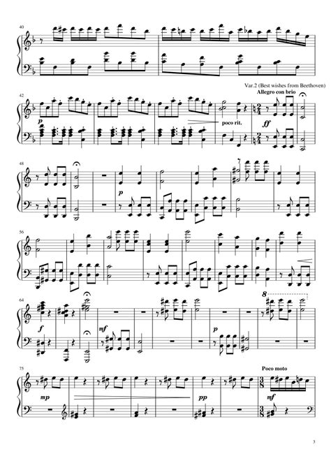 Sheet Happy Birthday Variations Sheet Piano Pdf Hợp âm Piano Mp4midi