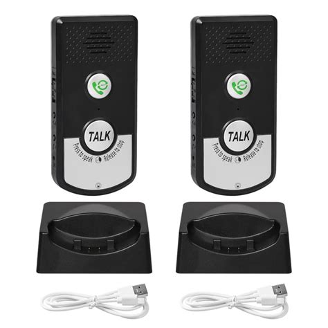 Wireless Intercom Voice Monitor Reminder Smart Two Way Intercom Suitable For Home Hospital Hotel