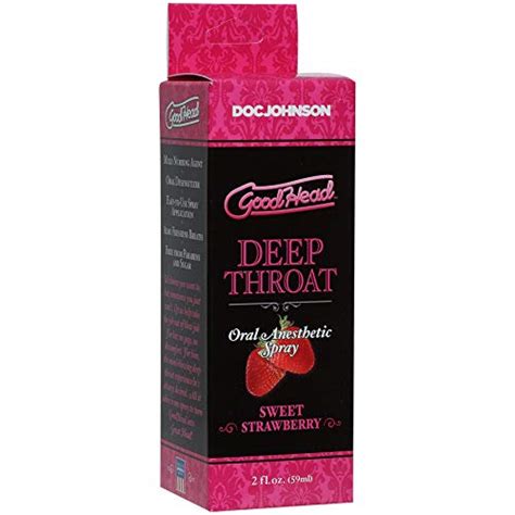 Reviews For Doc Johnson Goodhead Deep Throat Spray Numbs Throat