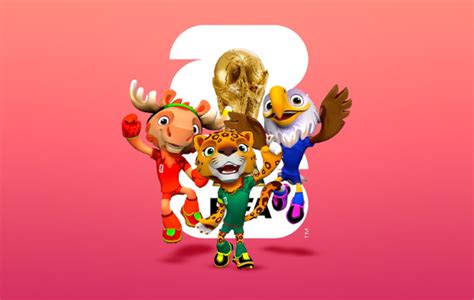 Maple Zayu Y Clutch La Fifa Reveló Las Mascotas Oficiales De La Copa